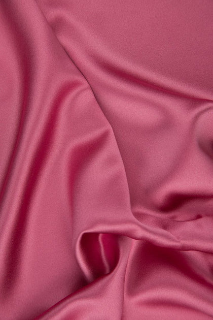 Chateau Rose Silk Crepe Back Satin Fabric By The Yard