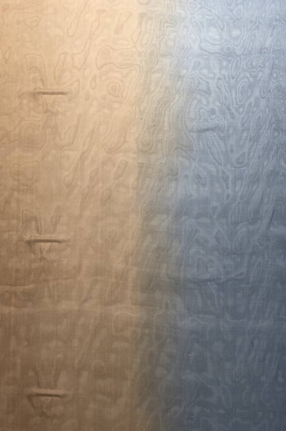 Sandstorm/Ink Blue Ombre Silk Chiffon 2D-1018/10 Fabric By The Yard