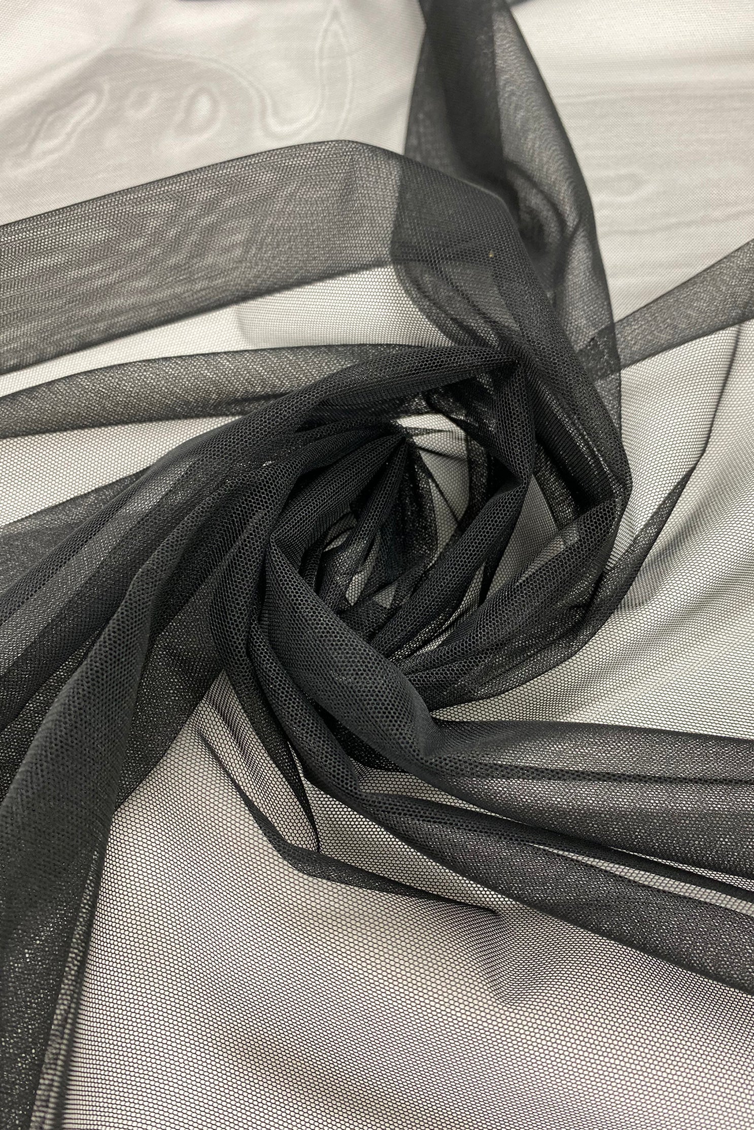 tulle material stretchy