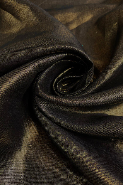 Black Gold Metallic Linen