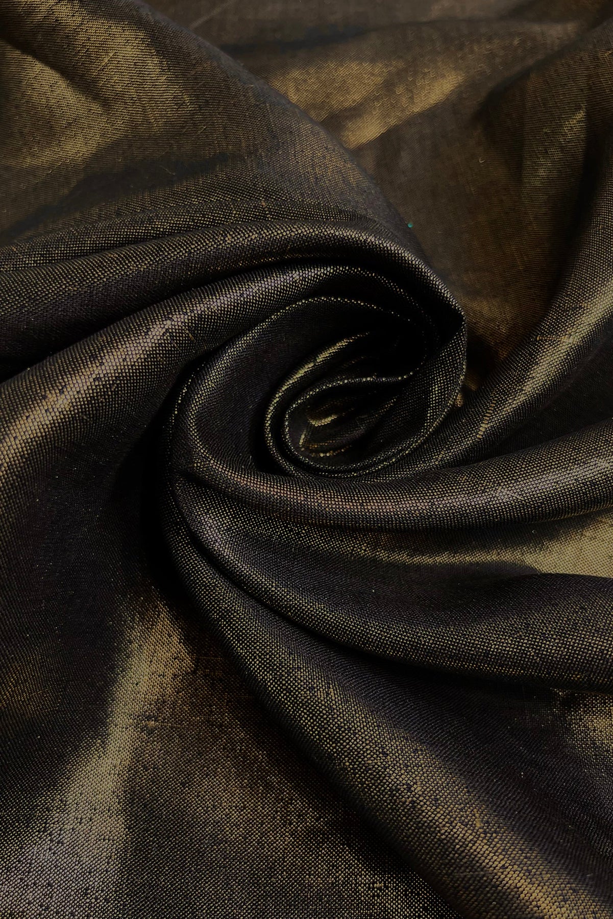 Black Gold Metallic Linen