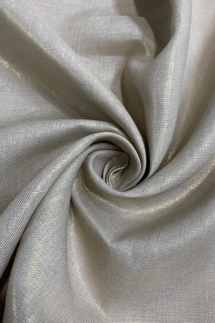 Sandshell Metallic Linen