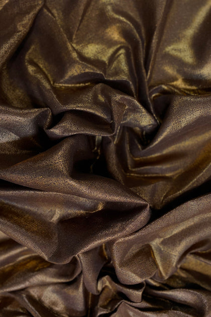 Dark Gold Metallic Linen