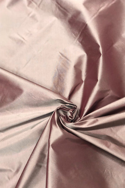 Ash Rose Taffeta Silk Fabric By The Yard