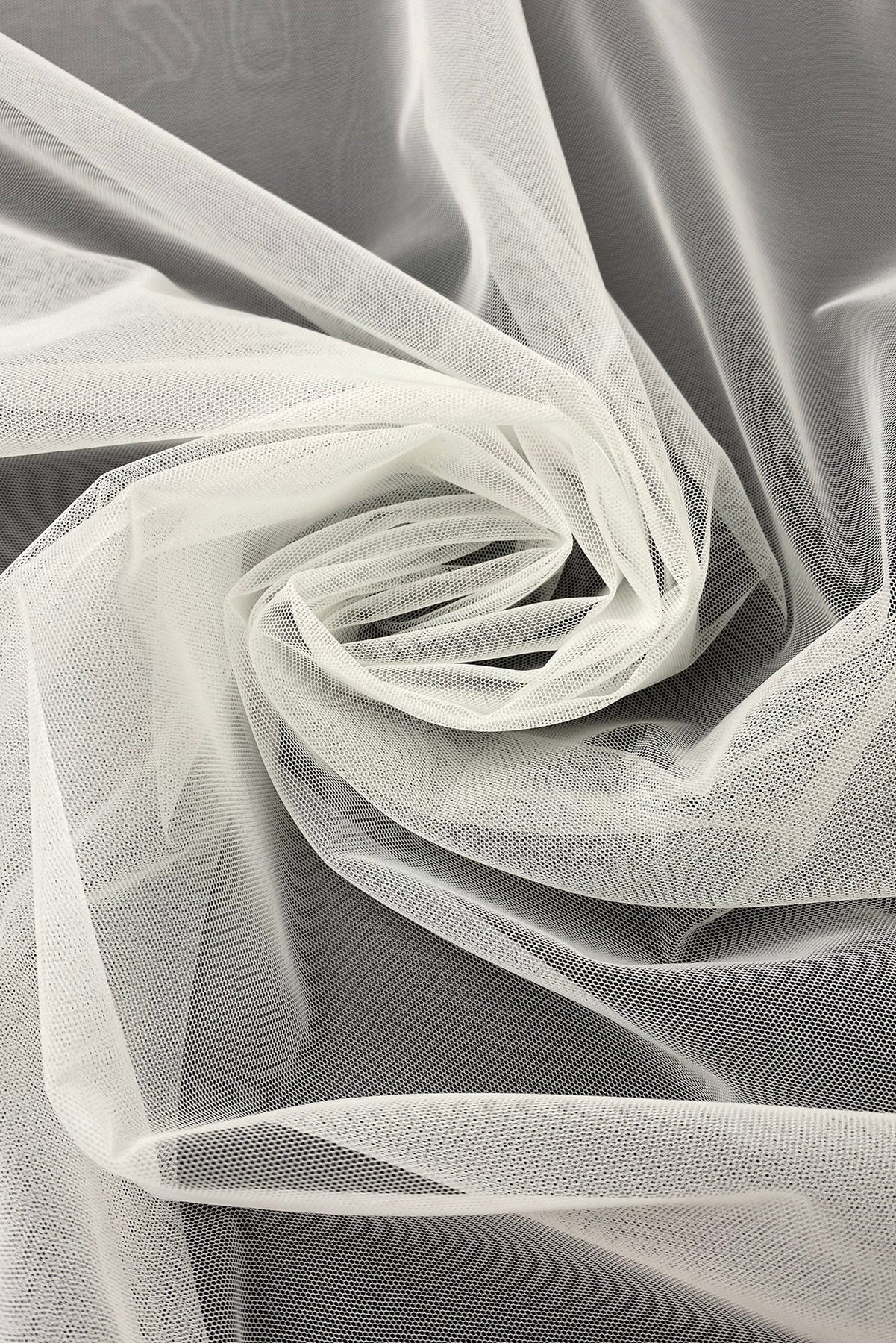 White Swiss 4 Way Stretch Tulle