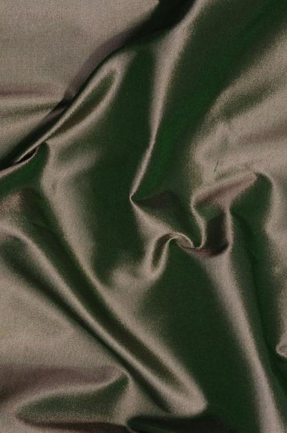 Dark Chocolate Taffeta Silk Fabric By The Yard