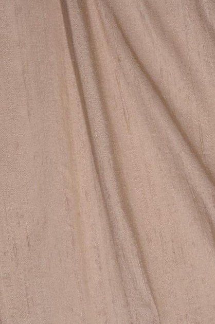Rugby Brown Dupioni Silk Fabric By The Yard