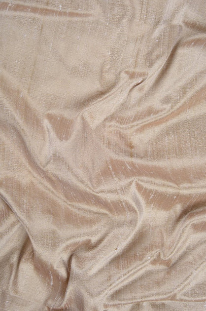 Sandshell Dupioni Silk Fabric By The Yard