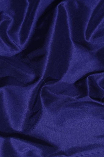 Sapphire Blue Taffeta Silk Fabric By The Yard