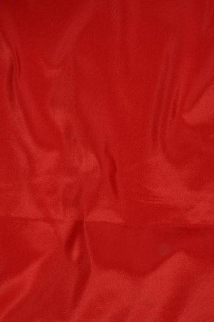 Scarlet Red Taffeta Silk Fabric By The Yard