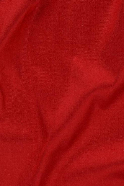 Scarlet Red Silk Shantung 54" Fabric By The Yard
